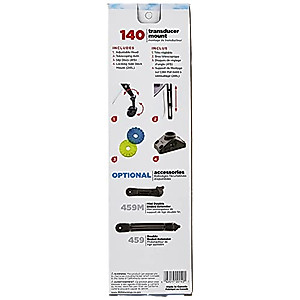 Scotty #140 Kayak/SUP Transducer Mounting Arm, Slip Disks Included, Fits All Scotty Post Mounts,Black