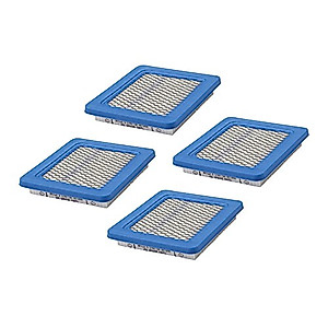 Briggs & Stratton 491588S Pack of 4 Flat Air Filter Cartridges