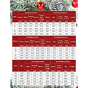 Ekouaer Family Christmas Pajamas Matching Sets Womens Mens Pjs Long Sleeve Sleepwear Holiday Lounge Sets Red XL