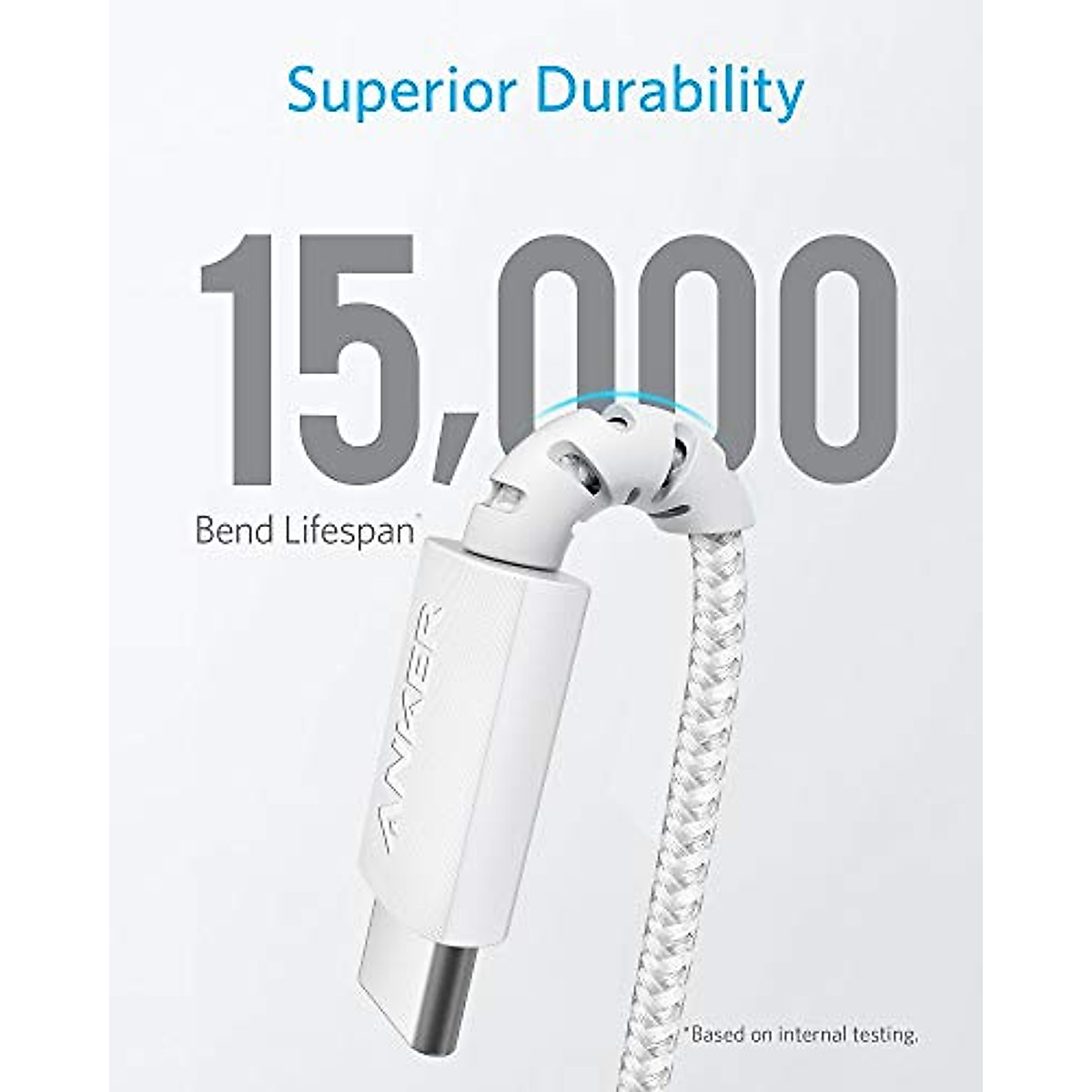 USB C Charger, Anker 65W PIQ 3.0 PPS Compact Fast Charger Adapter with 6 ft USB-C to USB-C Cable, PowerPort III Pod Lite, for MacBook Pro/Air, Galaxy S21/S10, Dell XPS 13, Note 10, iPhone and More