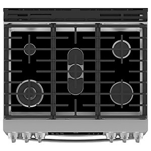FireFly Home Stove Top Protector for General Electric GE Gas Range Stove Top, Custom Fit Ultra Thin Reusable Burner Splatter Spill Guard Protective Cover Liner - PGS960BELTS