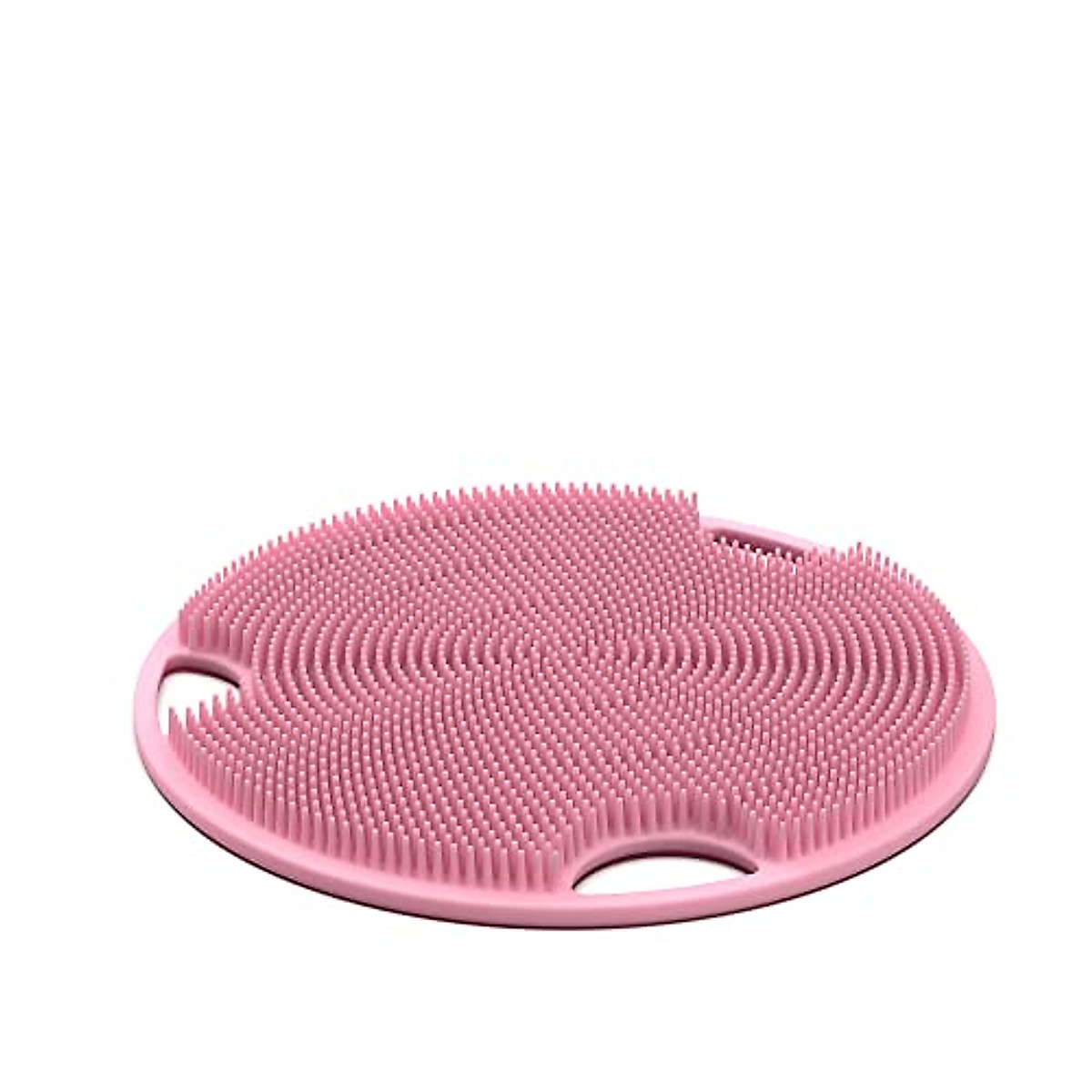 Boie USA Ultimate Flat Body Scrubber - Soft Silicone-like Exfoliating Shower Scrubber, Body Cleansing Brush - Stick-To-Wall Loofah Replacement - Anti-Acne Body Exfoliator for All Skin Types - USA Made