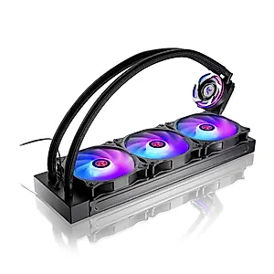 RAIJINTEK EOS 360 RBW AIO CPU Water Cooler, with 3pcs 12025 ARGB PWM Fans, Copper Water Block, Durable and Reliable Pump, Durable Teflon Mesh Tube, Compatible with Intel & AMD (0R10B00181)