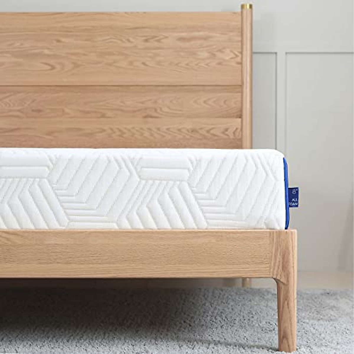 TMEOSK Full Size Mattress, 8 inch Gel Memory Foam Mattress, Cooling Gel Green Tea Mattress Bed in a Box, Medium Firm Feel with Motion Isolating (Full)