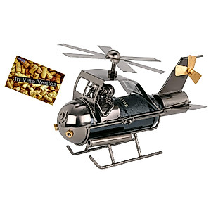 BRUBAKER Wine Bottle Holder Statue " Couple on Helicopter" - Sculptures and Figurines - Decor & Vintage Wine Racks and Stands Gifts Decoration