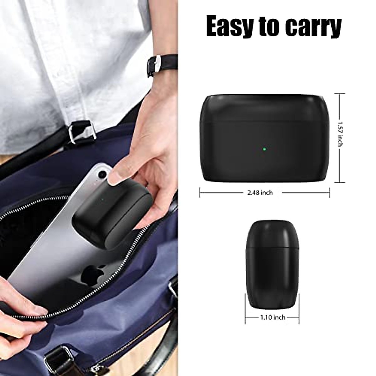 Replacement Charging Case Compatible with Jabra Elite 85t Wireless Charger Case with 700mAh Built-in Battery, Bluetooth Earphone Substitute Charging Case(85t Charger Case Only, Earbuds not Included)