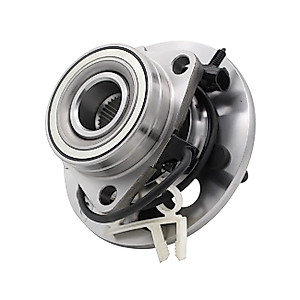Afa Motors 515024 Front Wheel Bearing Hub Assembly 4WD Replacement for Chevrolet K1500 K2500 Suburban Tahoe, GMC K1500 K2500 Suburban Yukon, Cadillac Escalade Hub Bearing 6 Lugs 2 Pack
