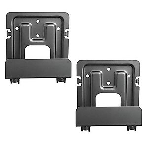 Mount Plus MP-APM-06-01 2 Pack Streaming Media Player Wall Mounting Bracket for Most Small Devices Up to 11 lbs. - Apple TV, Roku, Fire TV, Sonos Port (2 Pack Narrow)