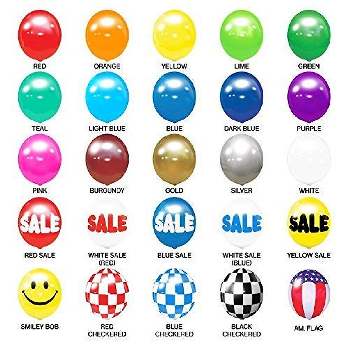 Balloon Bobber - Weatherproof Reusable Paneled Balloon Cluster Pole Kit - Helium Free Plastic Outdoor Balloons
