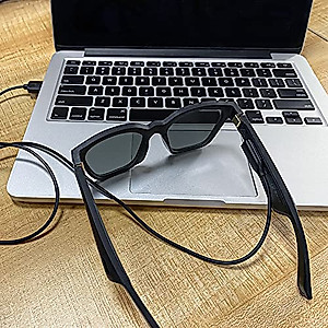 Chofit Compatible with Bose Frames Rondo/Soprano/Tenor Charger, Replacement Magnetic Charging Dock Cable for Bose Frames Alto S/M M/L Accessories (Black-1pack)