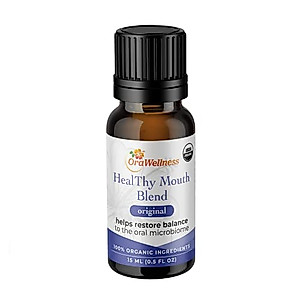 OraWellness Healthy Mouth Blend Organic Toothpaste & Mouthwash Alternative Tooth Oil, Natural Mouth Rinse for Healthy Teeth & Gums for Women, Men and Kids, Pack of 3