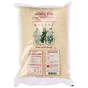 Three Ladies Jasmine Rice Long Grain 5 lbs (011109)