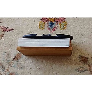 Batman Inspired Wooden Desktop Business Card Holder