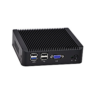 Mini PC x86 Intel Baytrail J1900 Quad Core 8G Ram 128G SSD Office Industrial Fanless Computer