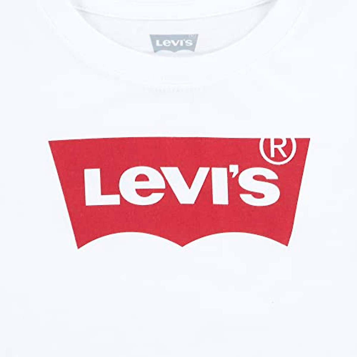 Levi's Big Boys' Classic Batwing T-Shirt, White, S