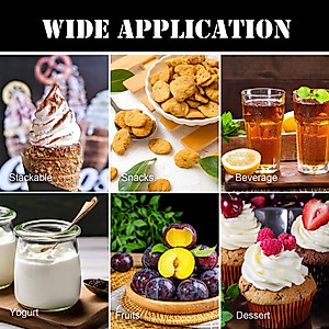 DIICCYO 2L Ice Cream Buckets with Lids and Handles, 67 Oz Round Airtight Plastic Ice Cream Tub, Deli Pail Containers Small Bucket for Food Drinks Storage Freezer Microwave, 10 Pcs