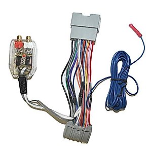 Factory Radio Add A Amp Amplifier Sub Interface Wire Harness Inline Converter Compatible with Honda