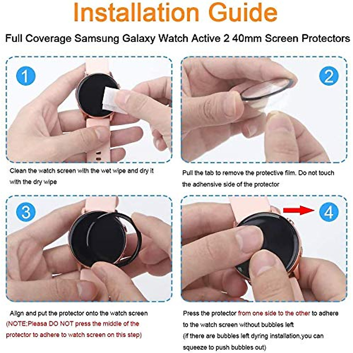 Compatible for Smaiit Smart Watch Screen Protector, [3 Pack] 3D Full Coverage PET Soft Screen Protector Film Compatible with Smaiit Y22 Smart Watch/BANLVS Y22 Smart Watch/A-TGTGA Y22 1.7” Watch/WZWNEER Y20GT Smart Watch (3 PACK)