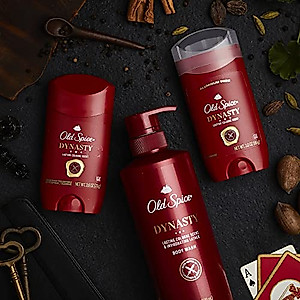 Old Spice Body Wash for Men, Dynasty Cologne Scent, 16.9 Fl Oz (Pack of 4)