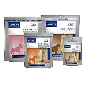 Virbac CET HEXtra Premium Oral Hygeine for Dogs, under 11 lbs.