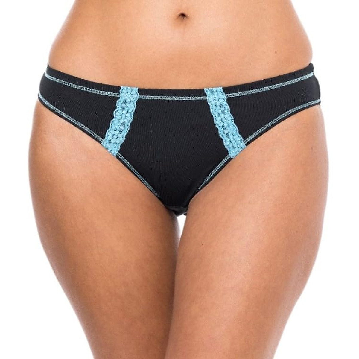 Sexy Basics Women’s 12 Pack Bikini Brief Panties | Ultra-Soft & Silky Nylon -Spandex Stretch Underwear