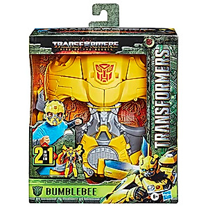 Transformers Toys Rise of The Beasts Movie Bumblebee 2-in-1 Converting Roleplay Mask Action Figure for Ages 6 and Up, 9-inch