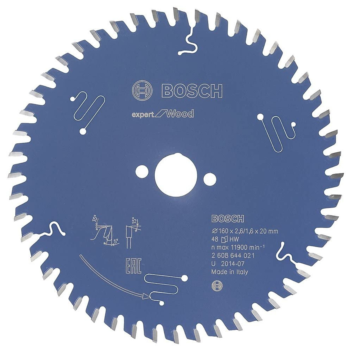 Bosch 2330067 Circular Saw Blade, Blue