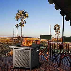 Gas firepit Cover, 31 inches (L) X 31 inches (W) X 24 inches (H)