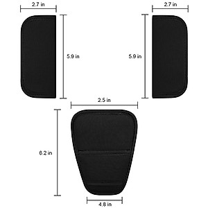 Accmor Car Seat Straps Shoulder Pads Suit, Stroller Belt Covers for Baby Kids,Car Seat Strap Covers for Car Seats, Pushchair, Stroller Belts