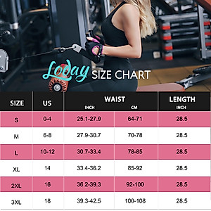 LODAY Waist Trimmer for Women Weight Loss,Tummy Trainer Sweat Workout Shaper,Neoprene-Free Slimming Sauna Wrap (Black, 2XL)