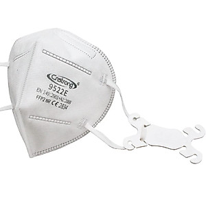 Cnstrong FFP2 Masks, 9522E, Ear Strap, Certificate, Disposable 5 Layers High Protection 20pack