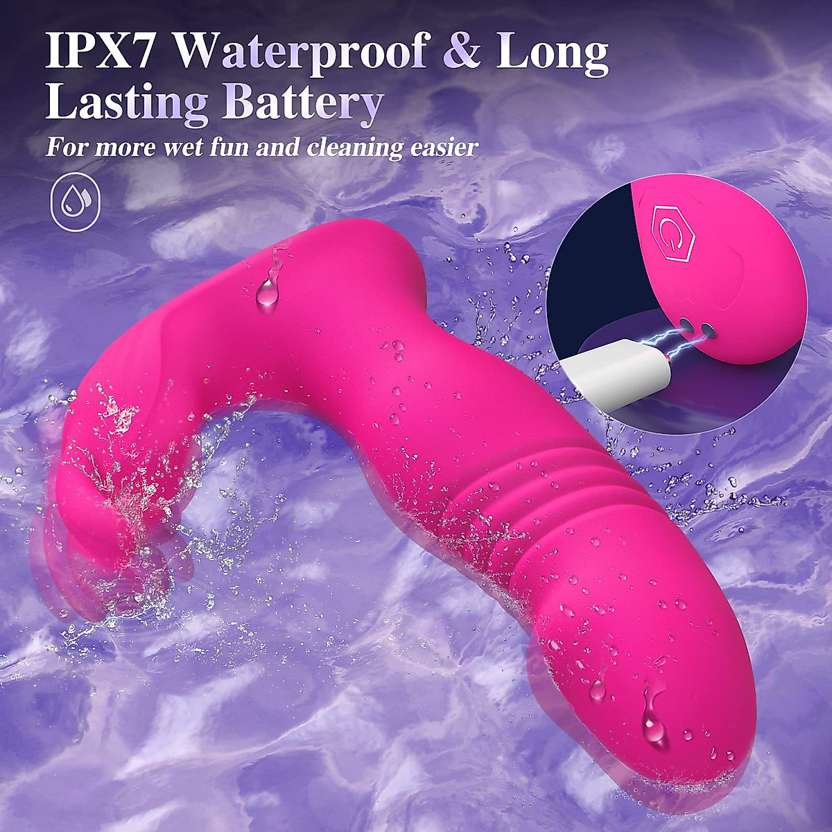 Adult Sex Toys Women Sex Toy - 3IN1 App Remote Control Vibrator Wearable, Adult Toys with 9 Vibrating Rabbit Ears & 9 Thrusting Dildo Clitoral Dildos G Spot Vibrators Couples Sex Machine