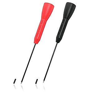 Zorveiio 2mm Needle Test Probes,2 Pack 600V/10A Non-Destructive Multimeter Test Leads Back Probe Pins for tl71 tl75 Fluke Leads