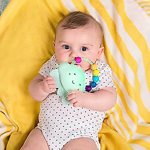 B. toys – Rain-Glow Squeeze – Light-Up Cloud Rattle for Babies 3 Months +