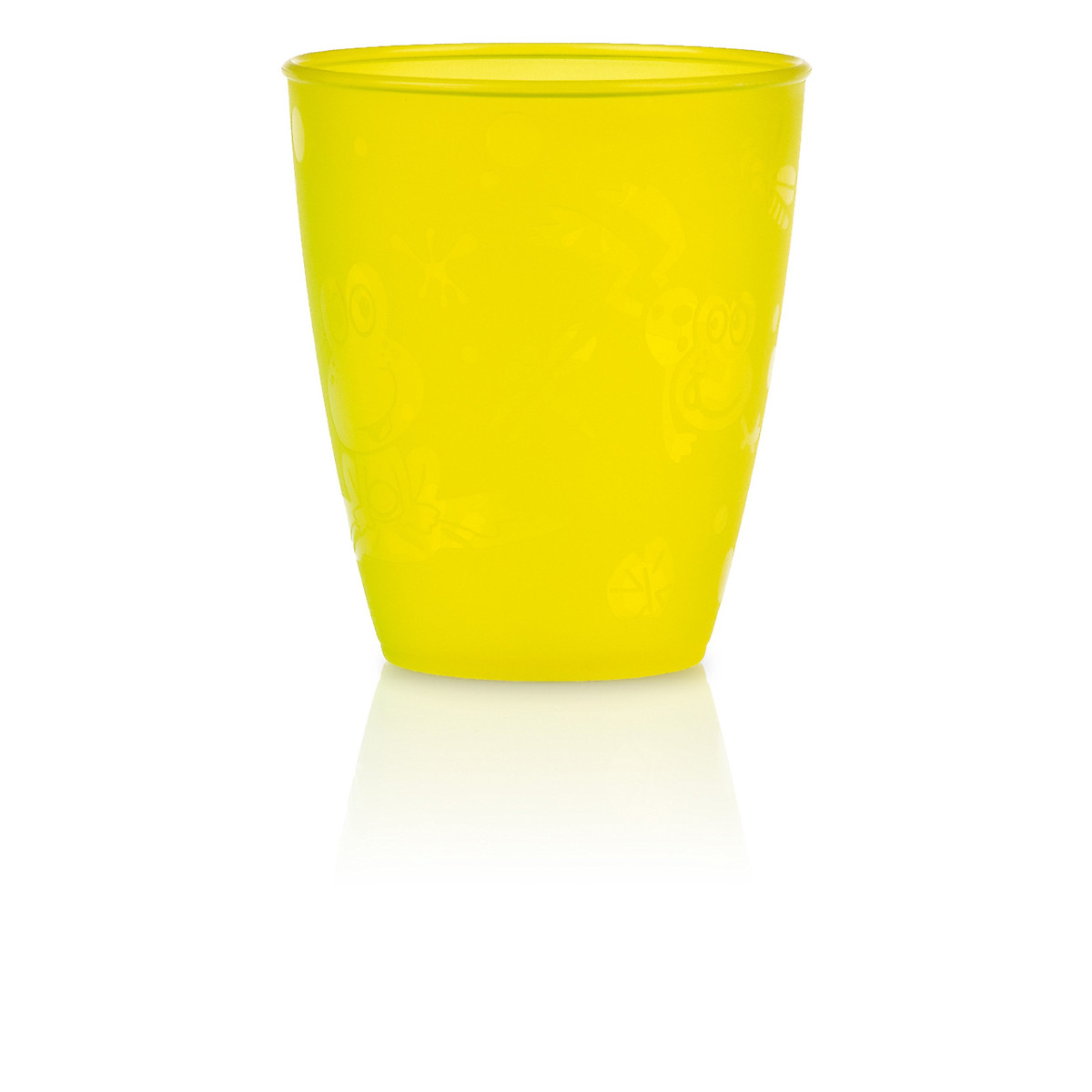 Nuby Plastic Fun Drinking Tumblers, Colors May Vary, 10 Oz, 4 Count