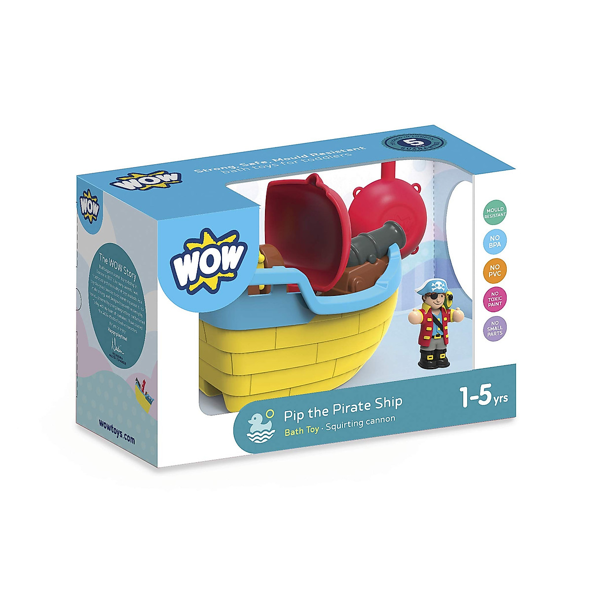 Wow Toys Pip The Pirate Ship Bath Toy