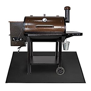 ZJYWSCH Under Grill Mat 36x56 inch Fireproof for Fireplace Fire Pit Smoker Grill Mats for Outdoor Grill Deck Protector BBQ Mat for Under BBQ Grill Pad Waterproof