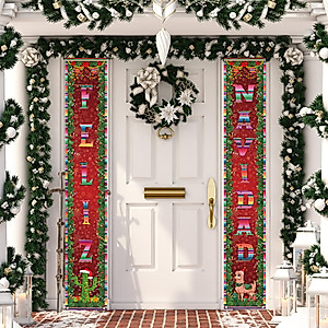 Feliz Navidad Decorations Mexican Christmas Porch Banner Feliz Navidad Welcome Sign Mexican Christmas Decorations and Supplies for Home Party