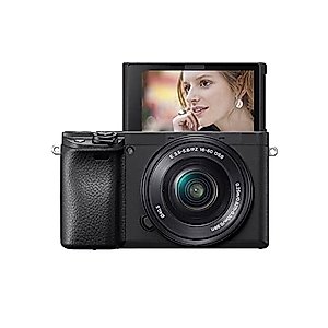 Camera Camera A6400 E-Mount Mirrorless Camera Digital Camera with - Lens Compact Camera Professional Photography Digital Camera (Color : All)