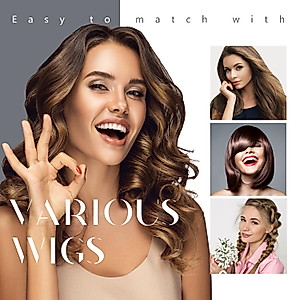 Dreamlover Wig Grip for female, Wig Grip Bands for Keeping Wigs in Place, Wig Grip Headband, Tan, 2 Pieces