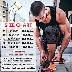 Pure Support Knee Brace with Straps, Compression Sleeve for Running, Arthritis Pain, Sports