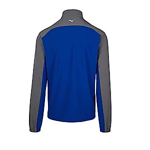 Mizuno Comp Long Sleeve Batting Jacket, Royal-Shade, X-Large