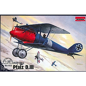 Roden Pfalz D.IIIS German Biplane Fighter Airplane Model Kit