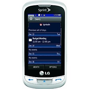 LG Rumor Reflex Phone, White (Sprint)