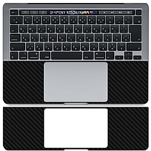Puccy 2 Pack Film Protector, compatible with Toshiba Satellite Radius 14 14" Laptop Carbon Fiber Keyboard TouchPad Trackpad Guard Cover Skin (Not Tempered Glass Screen Protectors)