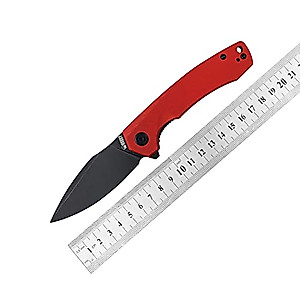 KUBEY Calyce KU901F Pocket Knife Durable D2 Blade and Ergonomic Handle with Deep Carry Pocket Clip