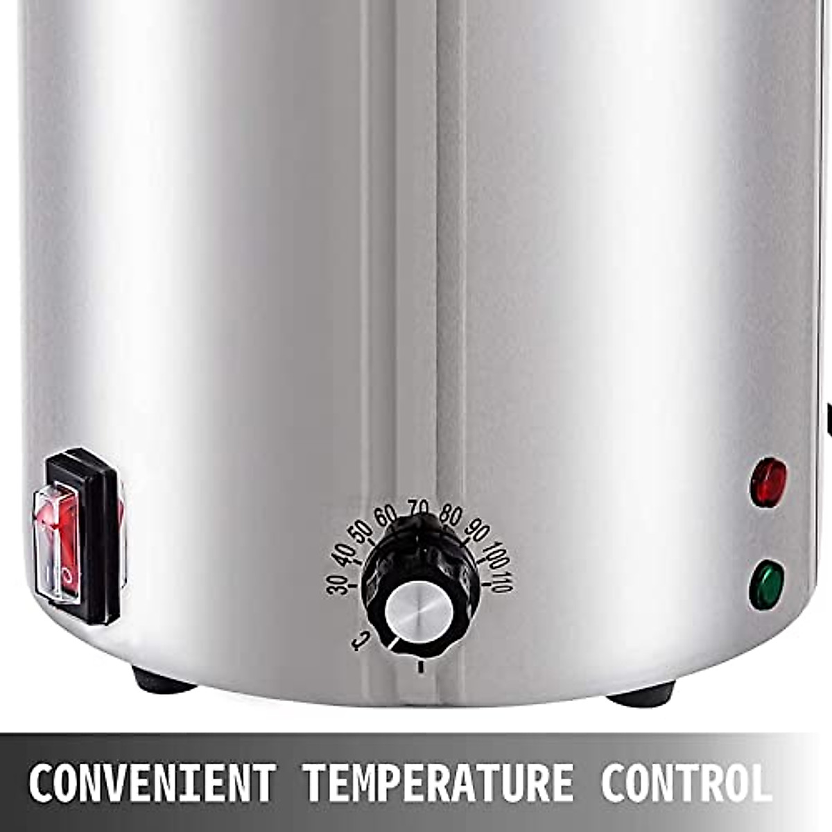 ANSNAL Cheese Warmer Dispenser, 1600W Electric Food Sauce Warmer Heater, Commercial Jam Heat Preservation Machine for Chocolate Butter Cheese