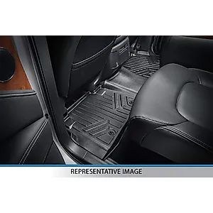 Smartliner All Weather Custom Fit Floor Mats 2 Row Liner Set Black Compatible with 2020-2023 Compatible with Ford Escape Does NOT Fit Hybrids