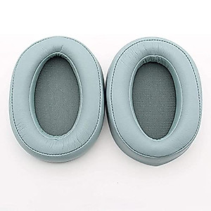 Replacement MDR-100ABN Earpads Ear Pads Protein Leather Ear Cushion Repair Parts Compatible with Sony WH-H900N MDR-100ABN Wireless Noise Canceling Over-Ear Headphones (Mint Green)
