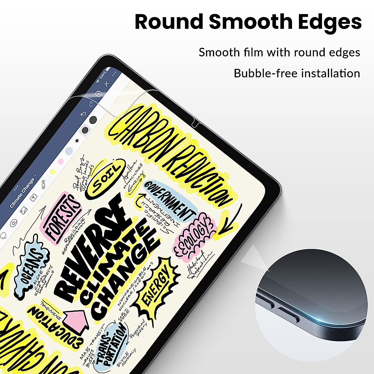 XIRON [2 PACK] Paper Screen Protector for iPad mini 7 (A17 Pro)/ iPad Mini 6 (2021, 8.3 inch), Matte PET Film for iPad Mini 6th Generation, Write and Draw Like on Paper, Anti-Glare Screen Protector